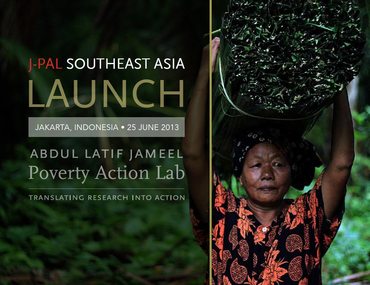 J-PAL Southeast Asia Launch and Policy Workshop | The Abdul Latif ...