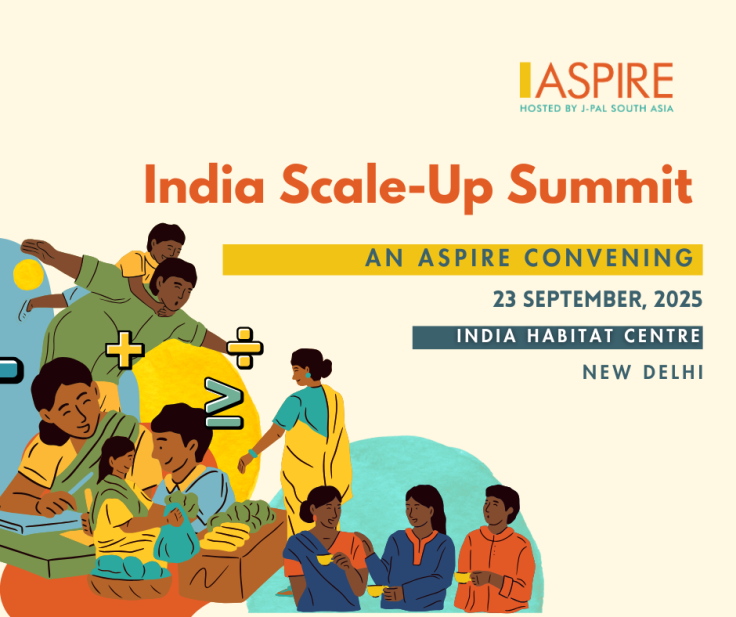 ASPIRE Events | The Abdul Latif Jameel Poverty Action Lab